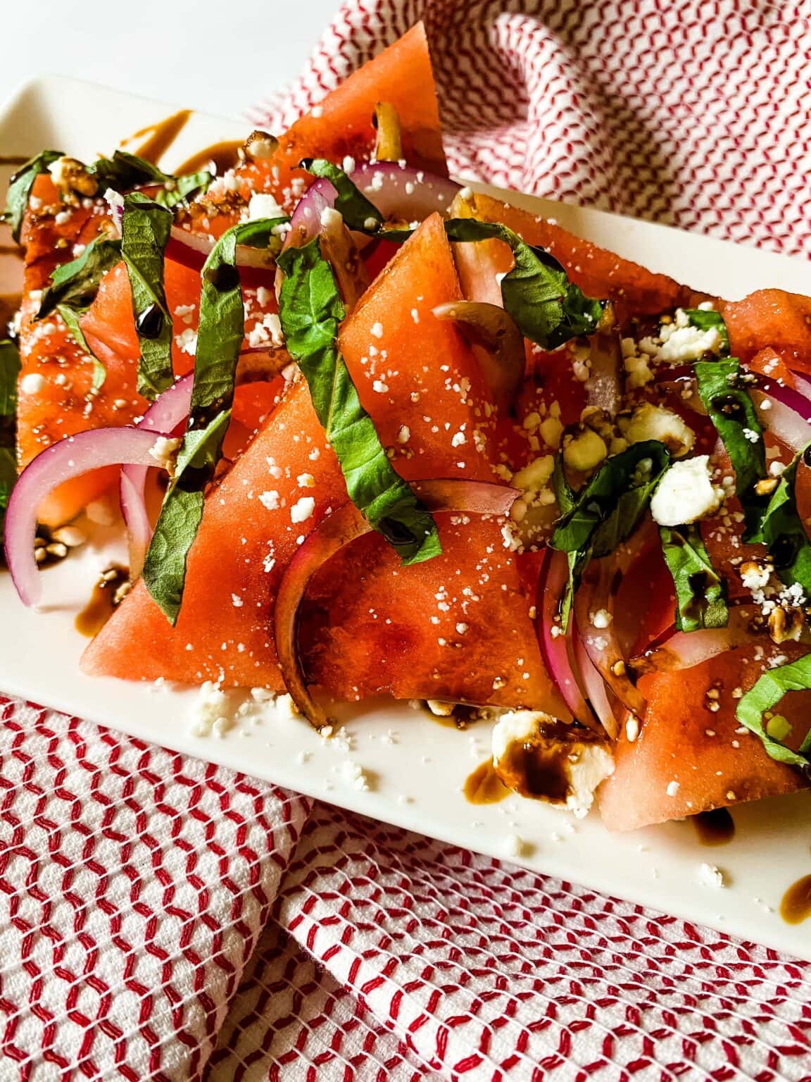 Balsamic Watermelon Salad | Cooking With Fudge