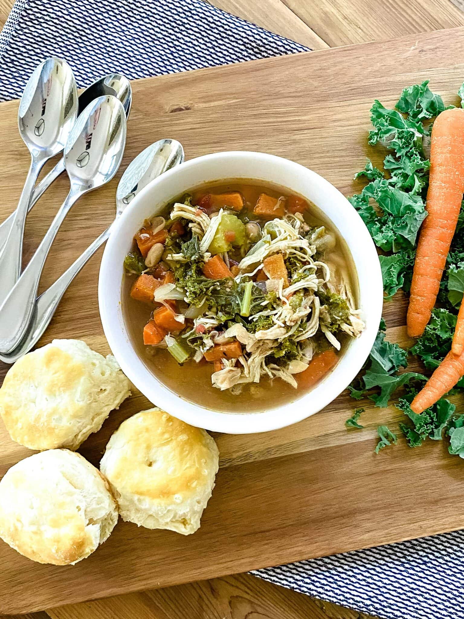 Slow Cooker Tuscan Chicken And White Bean Soup Cooking With Fudge