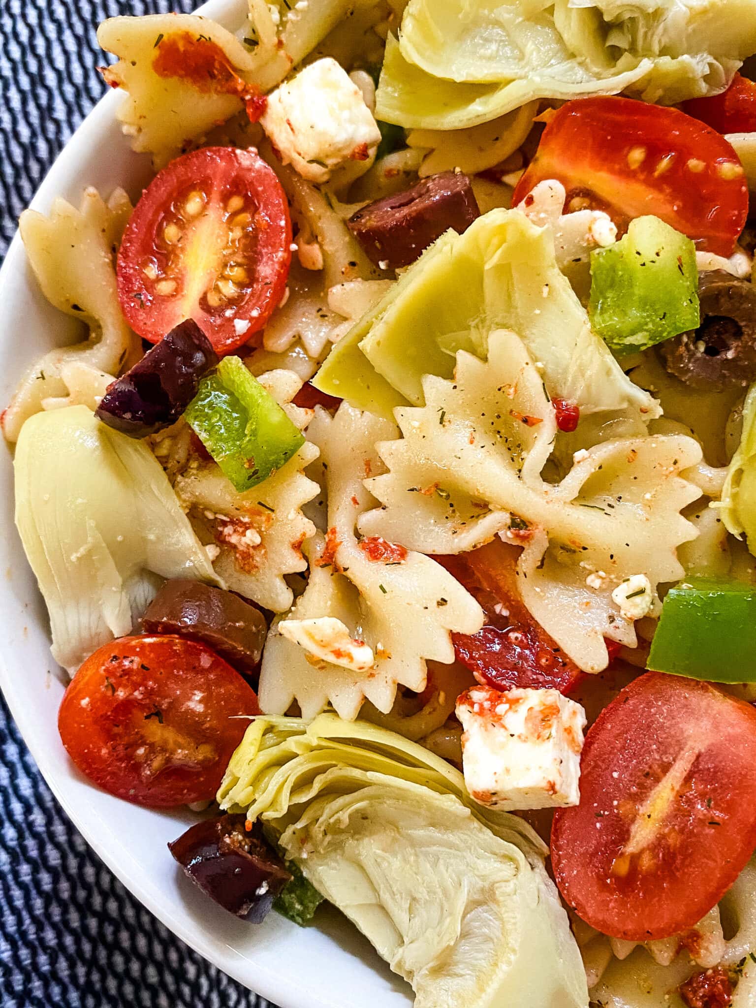 Mediterranean Pasta Salad - Cooking With Fudge