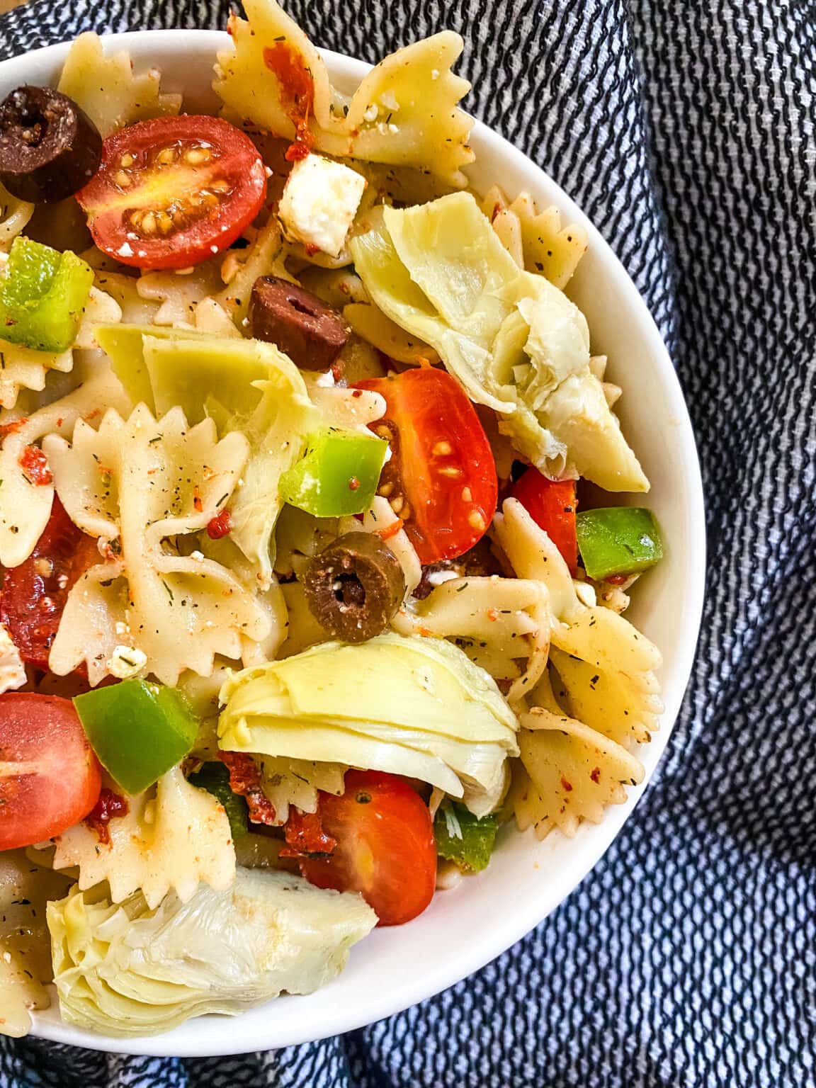 Mediterranean Pasta Salad - Cooking With Fudge